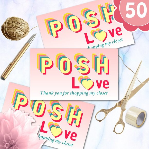 by lbrmickeydesing | Office | 5 Thank You Cards Posh Love | Poshmark